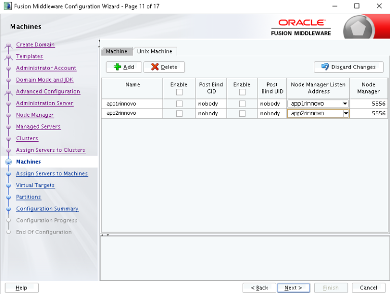 Installing WebLogic 12c and creating your first Cluster – RINNOVO
